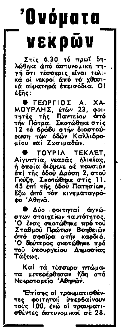 Πολυτεχνείο 1973: Οι τελευταίες ώρες της εξέγερσης ενάντια στη Χούντα ...